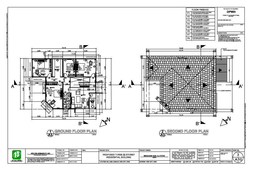 2D Architectural Floorplans