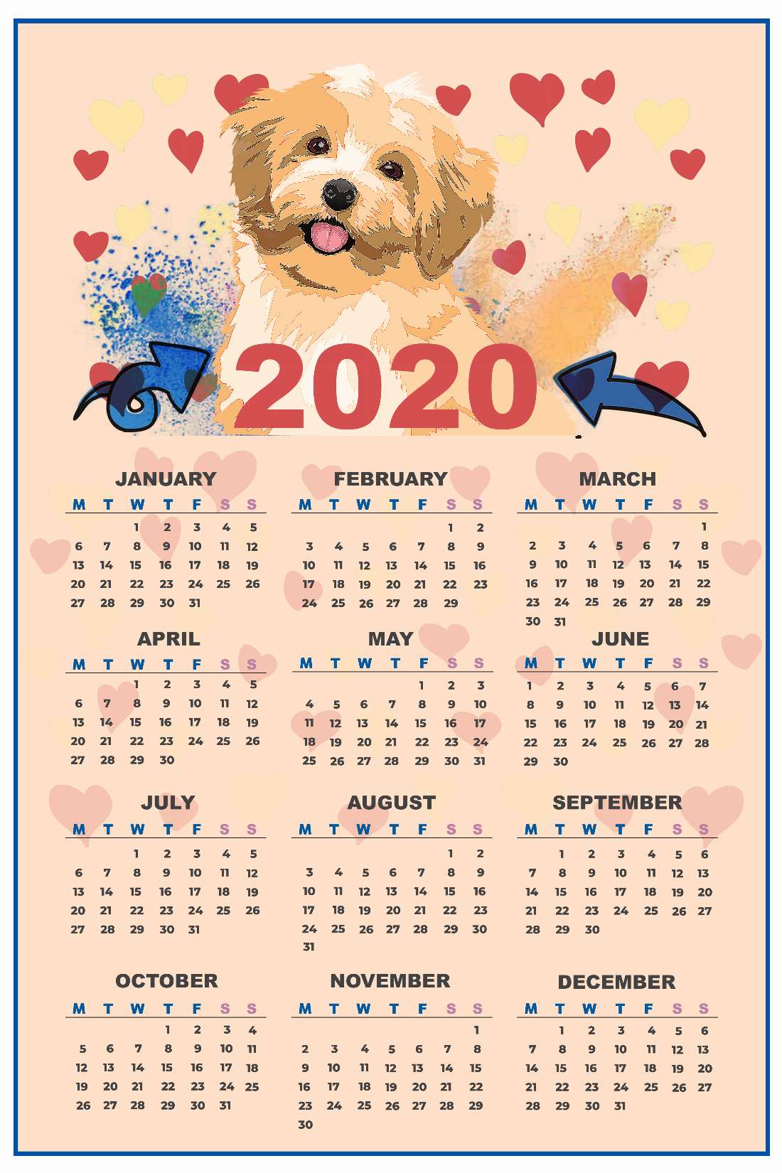 Customized Calendar Artwork